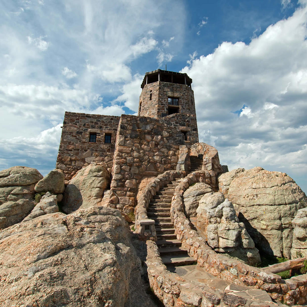 Harney Peak Lookout Tower In Keystone SD 2 Photos Harney Peak Lookout Tower In Keystone SD 2 Photos