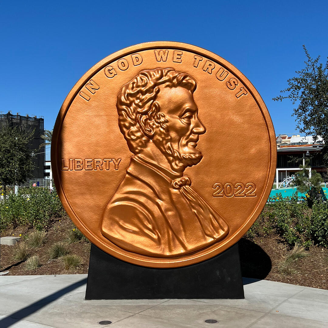 Lincoln Park Giant Penny In Long Beach CA 15 Photos 