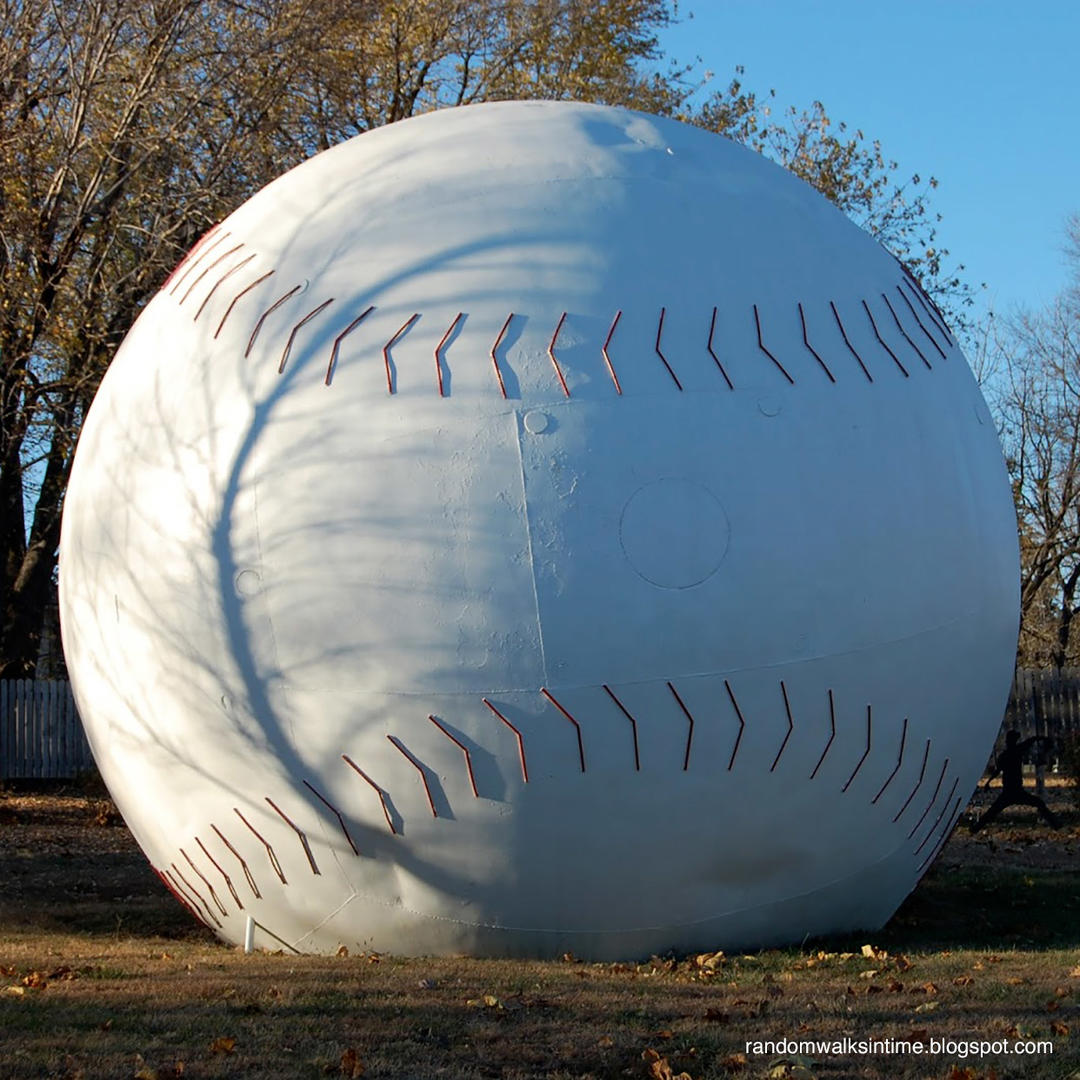 World s Largest Baseball In Muscotah KS